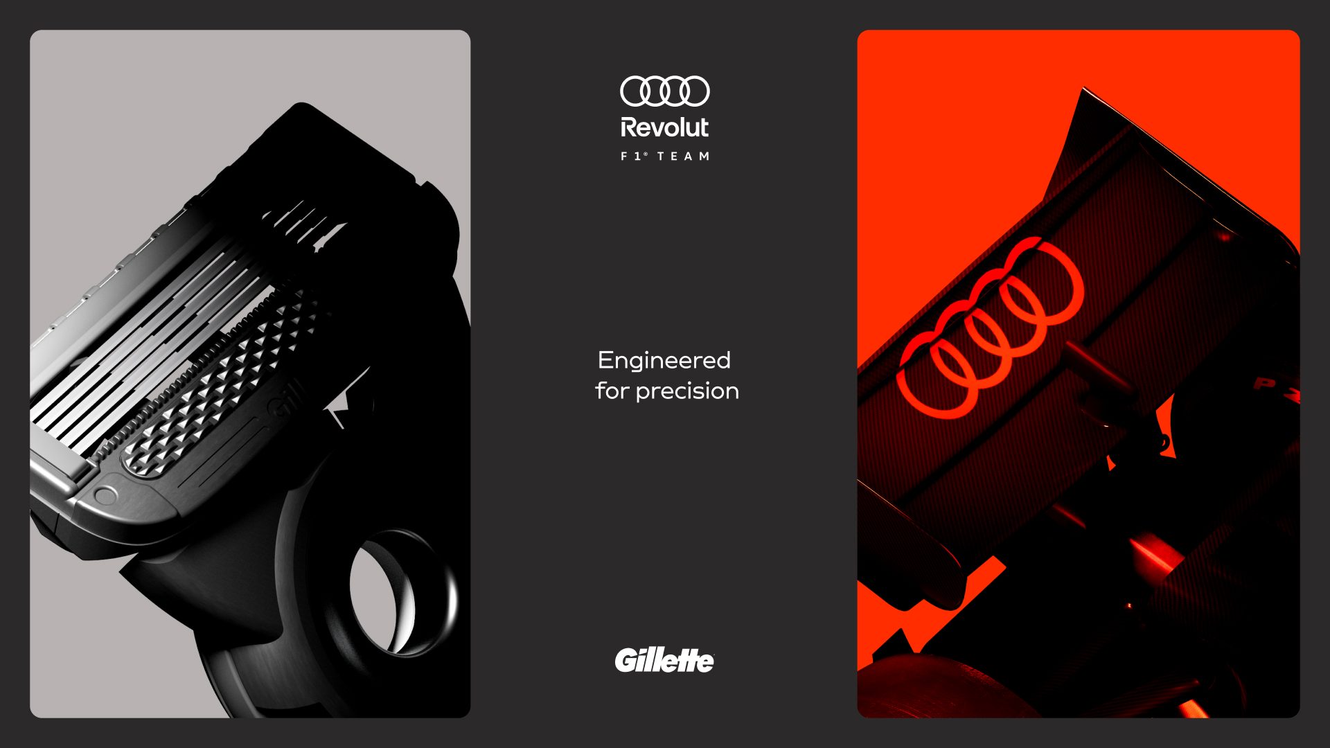 Audi Revolut F1 Team predstavil Gillette ako oficiálneho partnera - PUDINK